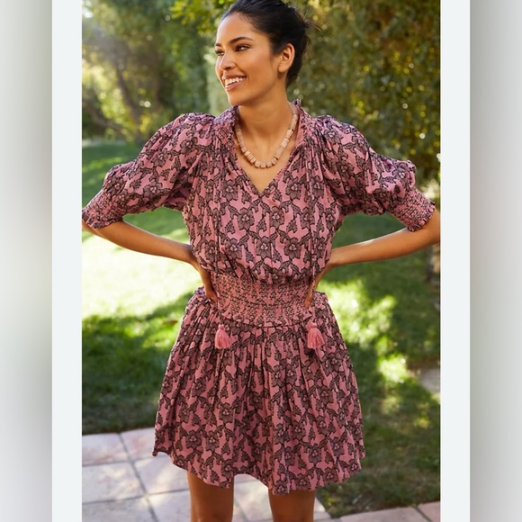 Roller Rabbit | Dresses | Roller Rabbit Pau Fiorella Pink Floral Print ...